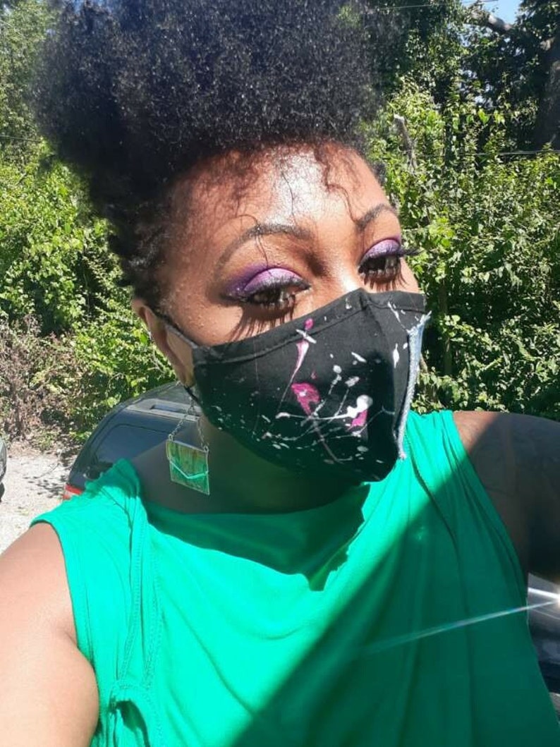 Custom hand painted face mask | Etsy