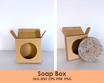 Round Box Svg - Etsy