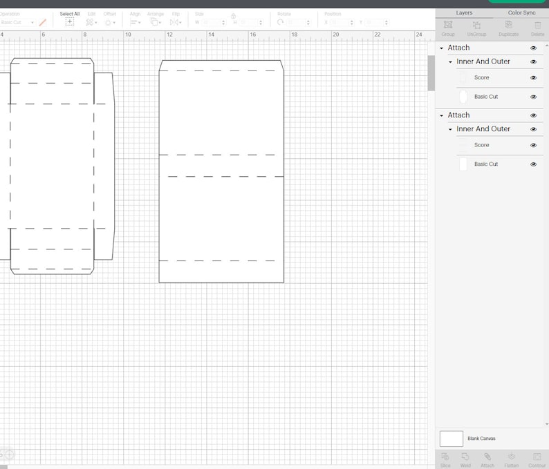 Matchbox Gift Box Printable Template DIY 6x4 or - Etsy