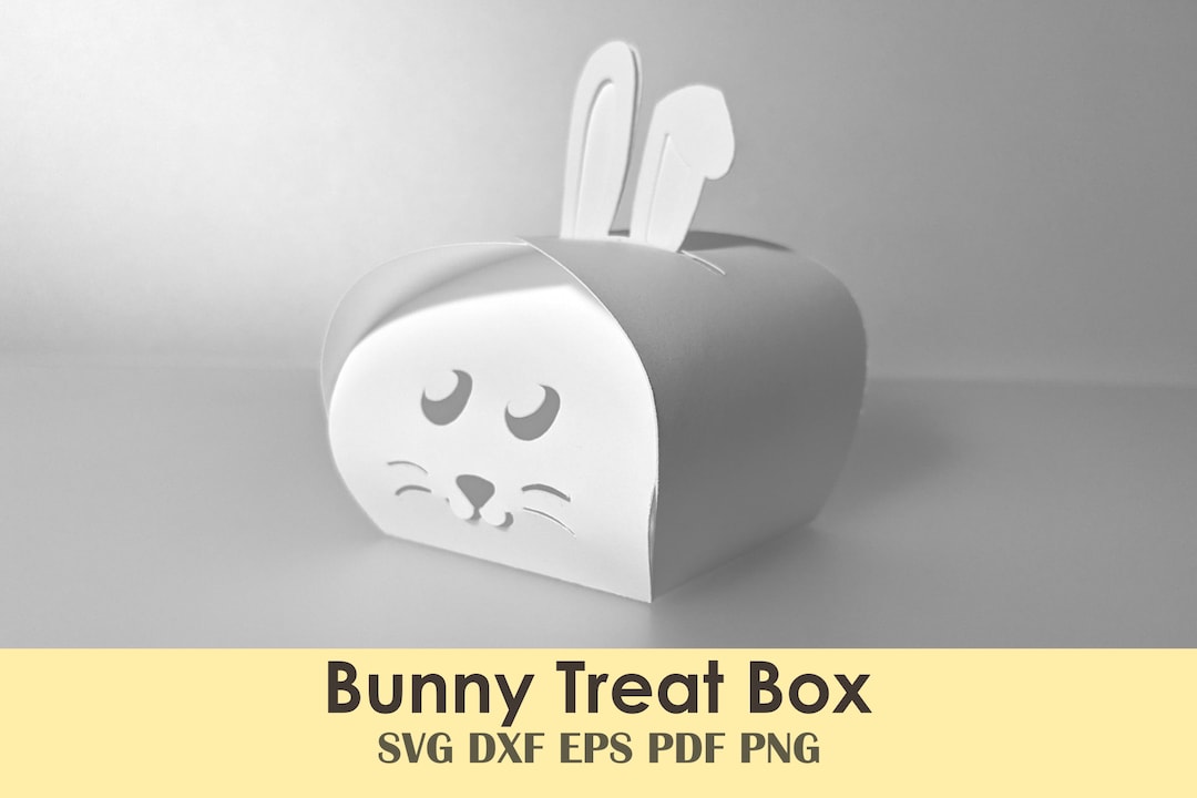 Easter Bunny Box | Printable Template & Cut File | Kids Treats, Party ...