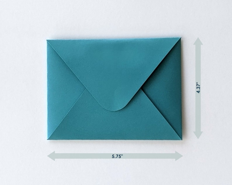 Envelope Template and Liner DIY A2 5.75 X 4.38 | Etsy