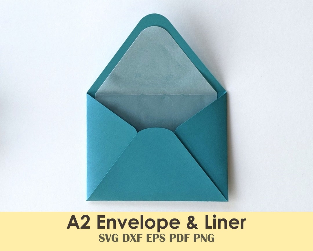 Envelope Template and Liner DIY | A2 (5.75" X 4.38") or Scale Your Own ...