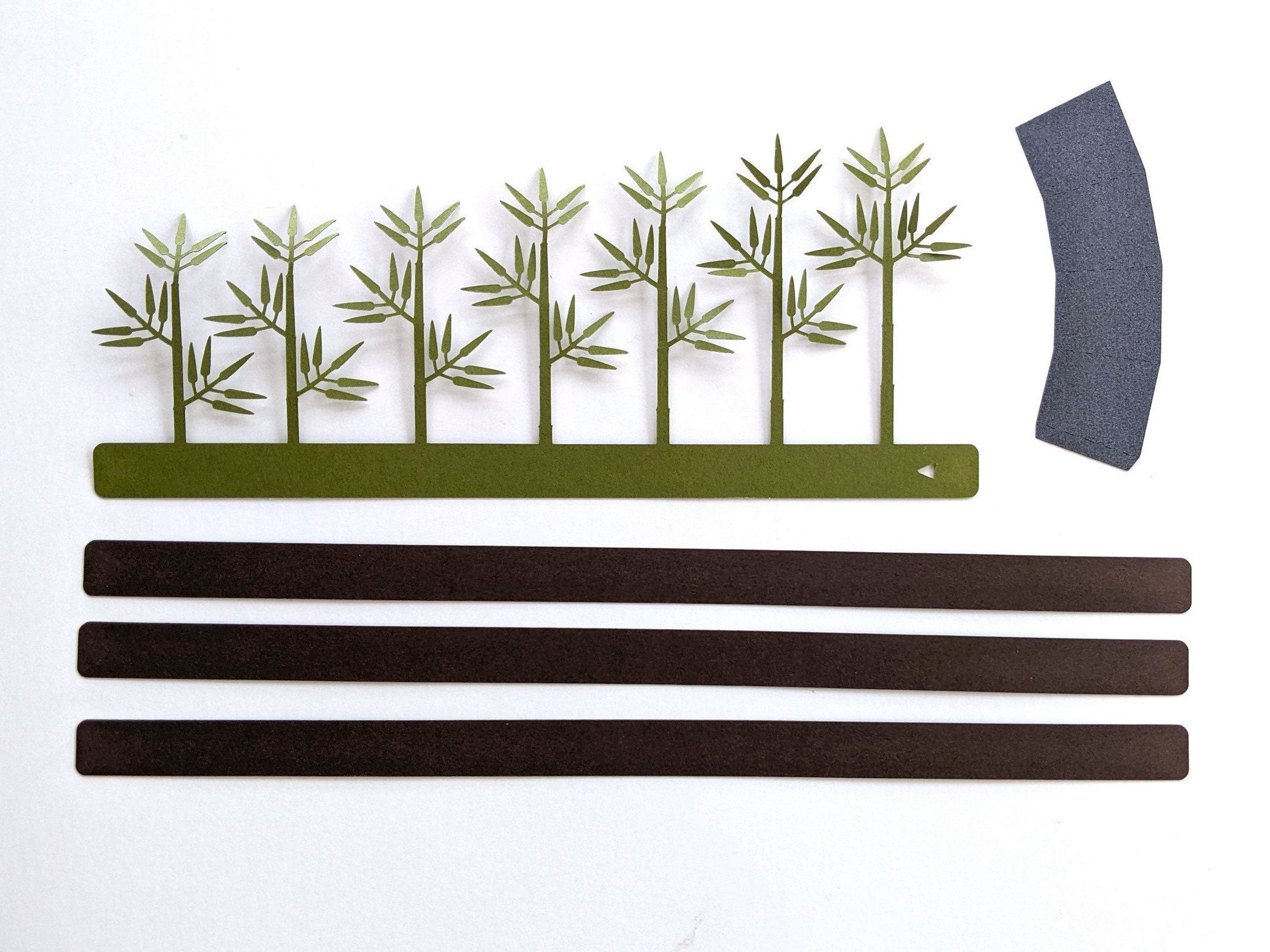 Bamboo Plant Paper Template SVG Mini Bamboo Cut File for - Etsy Australia