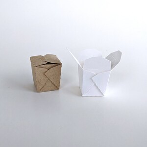 Mini Fast Food Box Template Bundle | Printable DIY Boxes for Miniatures ...