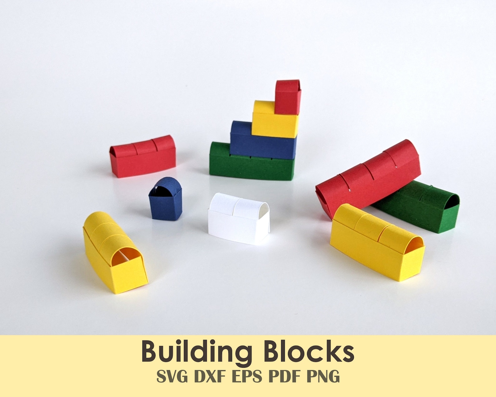 Building Blocks Template for Paper Building Blocks - Etsy