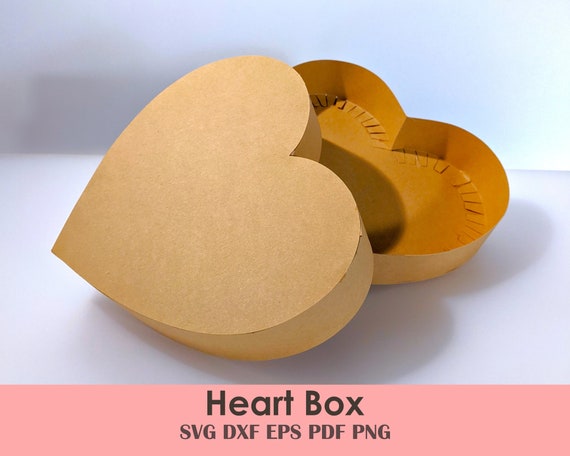 Heart Box Printable DIY Template for Gifts Kids Parties - Etsy