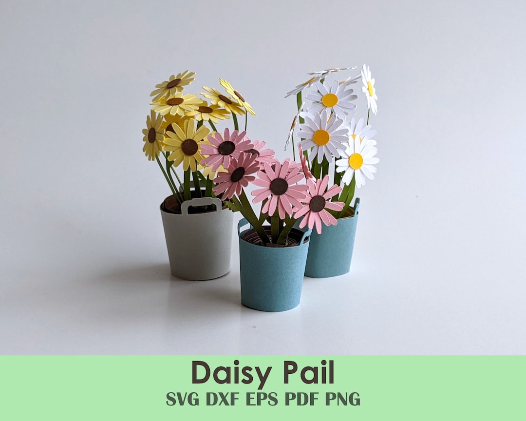 Rolled Flower Template - Daisy | Flower Pattern for Cards, Gifting ...