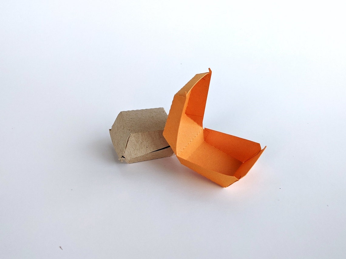 Mini Fast Food Box Template Bundle Printable DIY Boxes for - Etsy