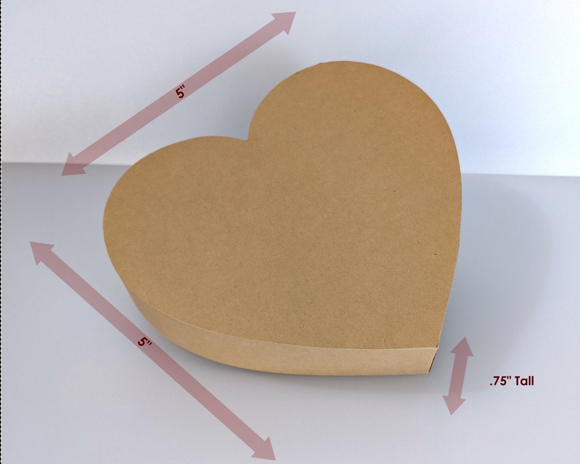 Heart Box Printable DIY Template for Gifts Kids Parties - Etsy UK