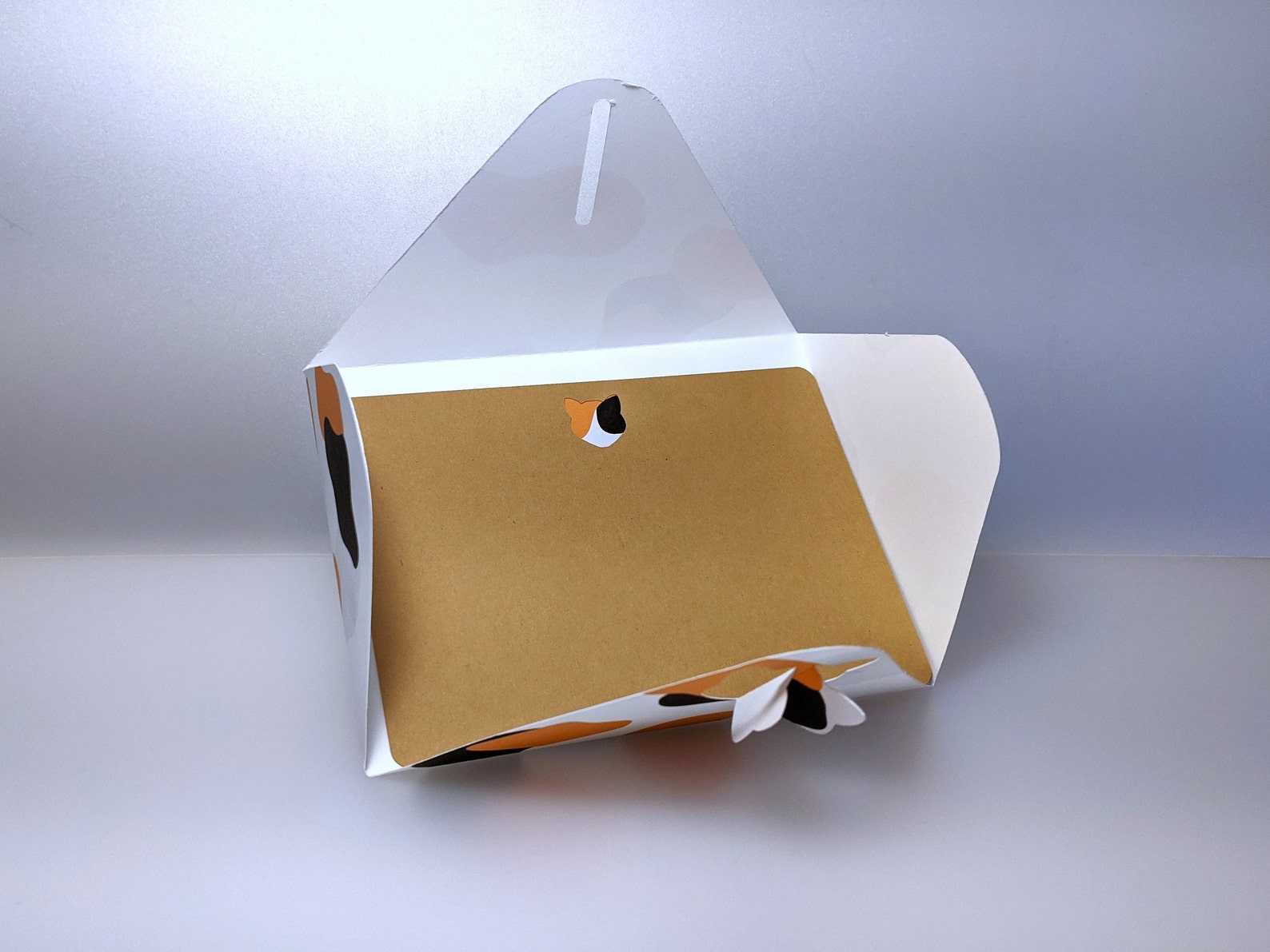 Cat Envelope Printable DIY Template for Invitations | Etsy