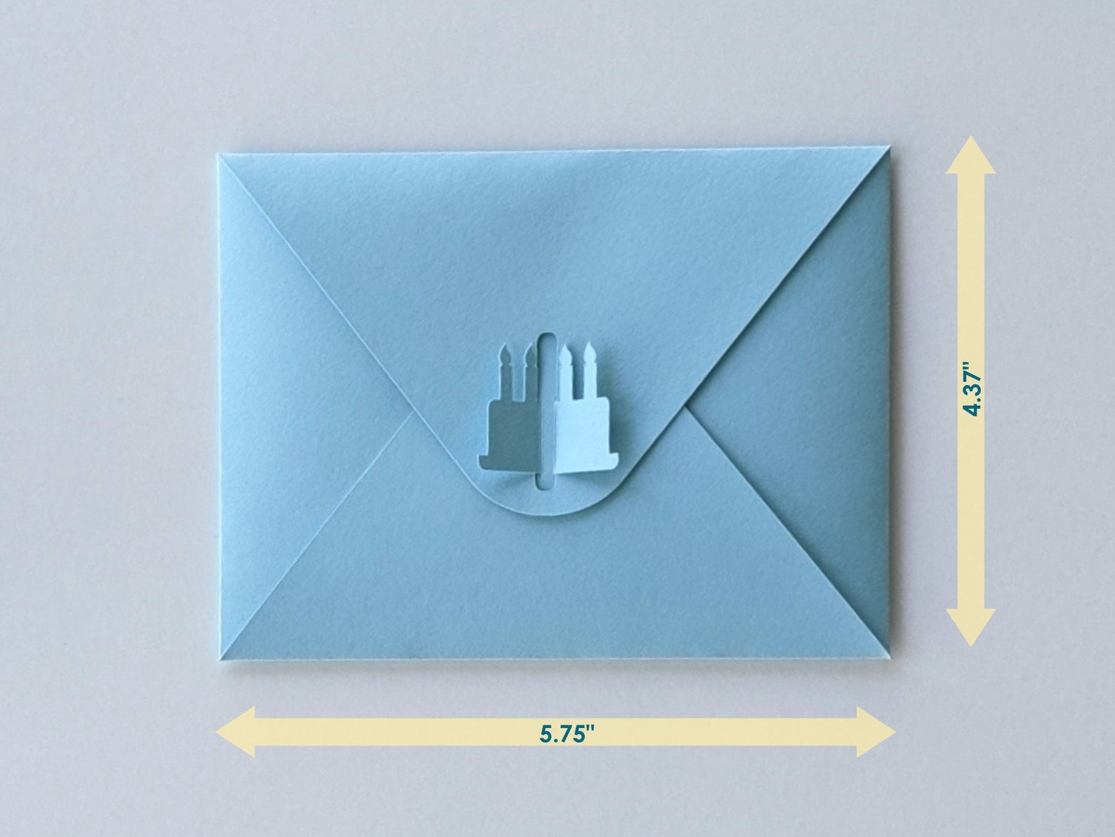 Birthday Envelope Template DIY A2 5.75 X 4.38 | Etsy