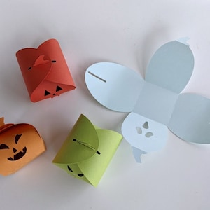 Halloween Treat Box Printable Template | NO GLUE | Kids Party Favors ...