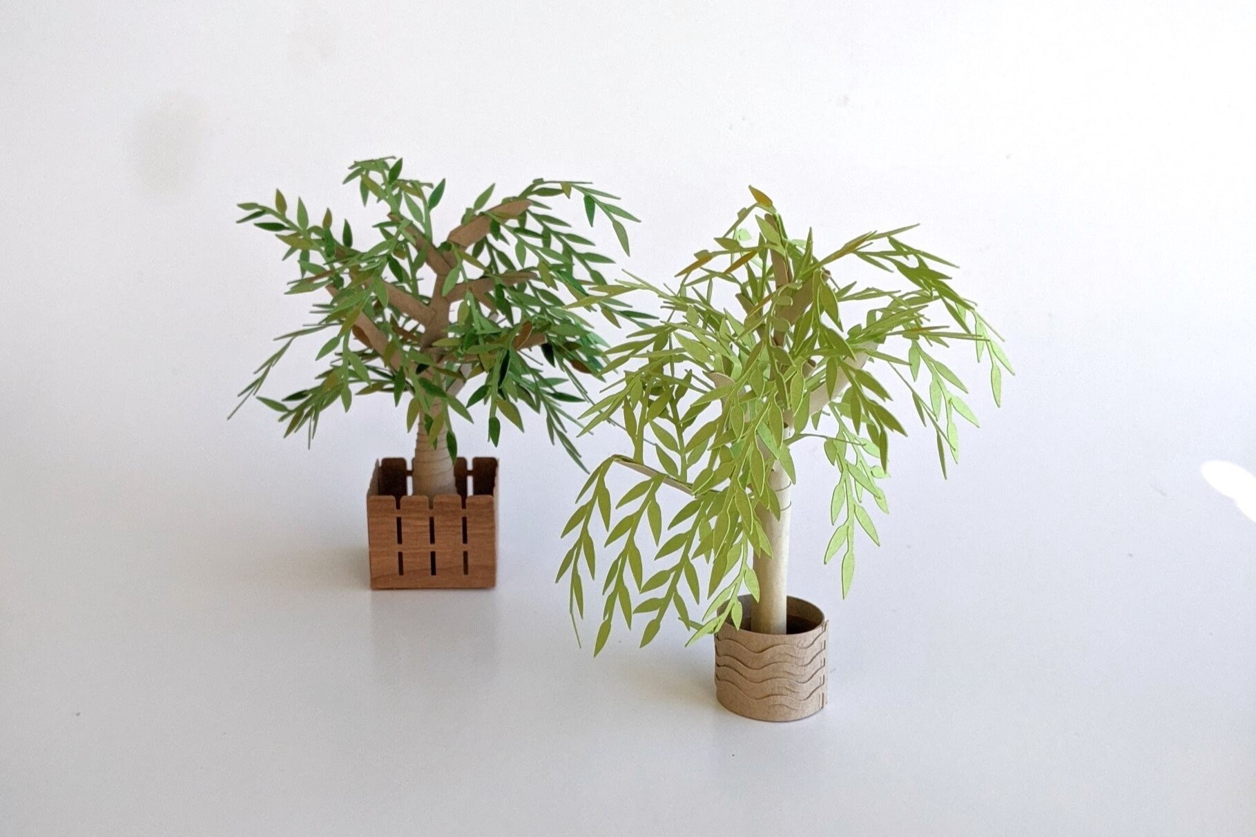 Willow Tree Papercraft Template | Mini Weeping Willow SVG for ...