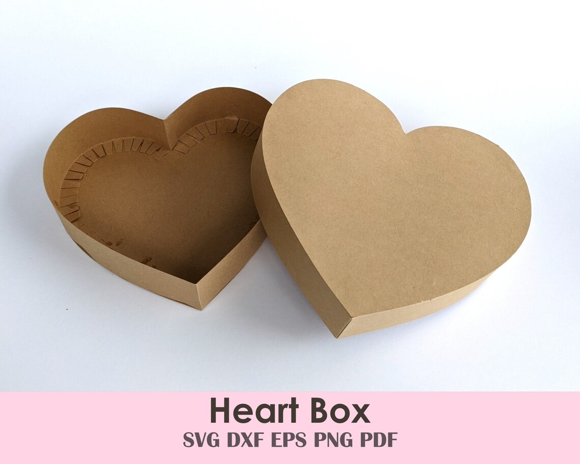 Heart Box Printable DIY Template for Gifts Kids Parties - Etsy UK