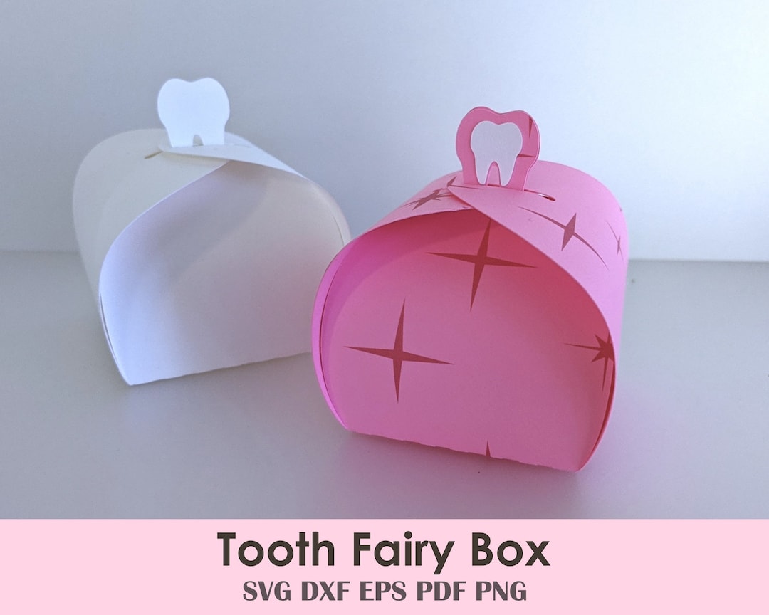 Tooth Fairy Box Printable Template DIY | Cut File for Lost Tooth Gifts ...