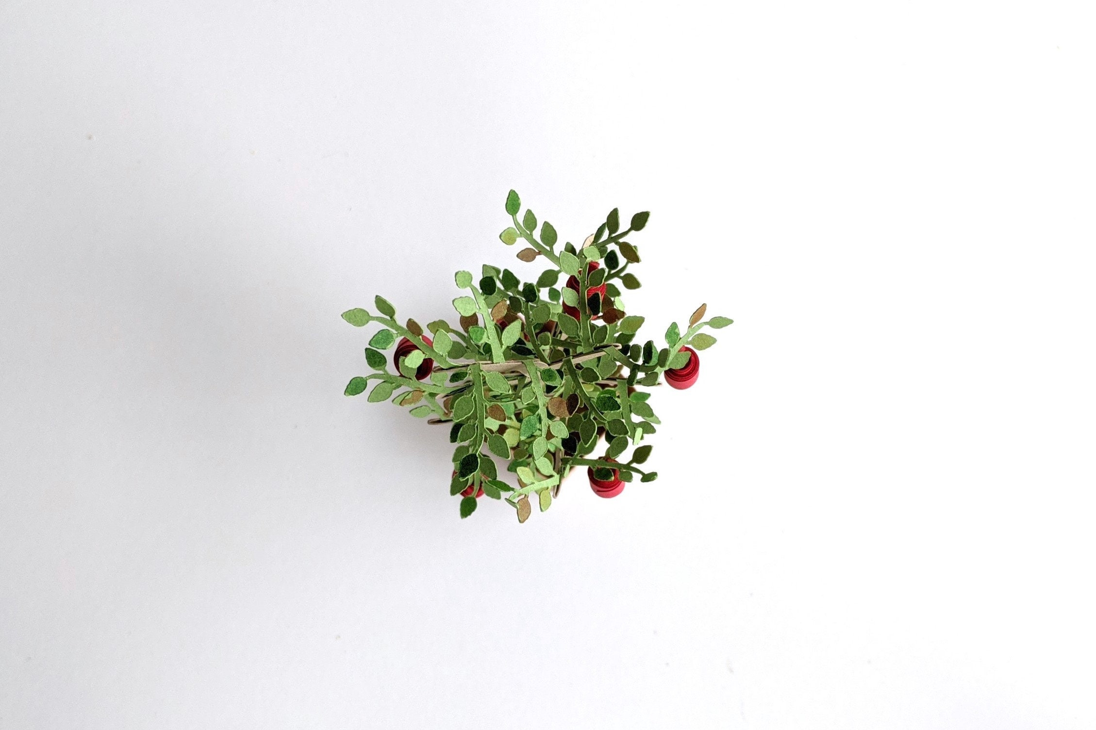 Apple Tree Papercraft Template | Mini Fruit Tree DIY Kit | Dollhouse ...