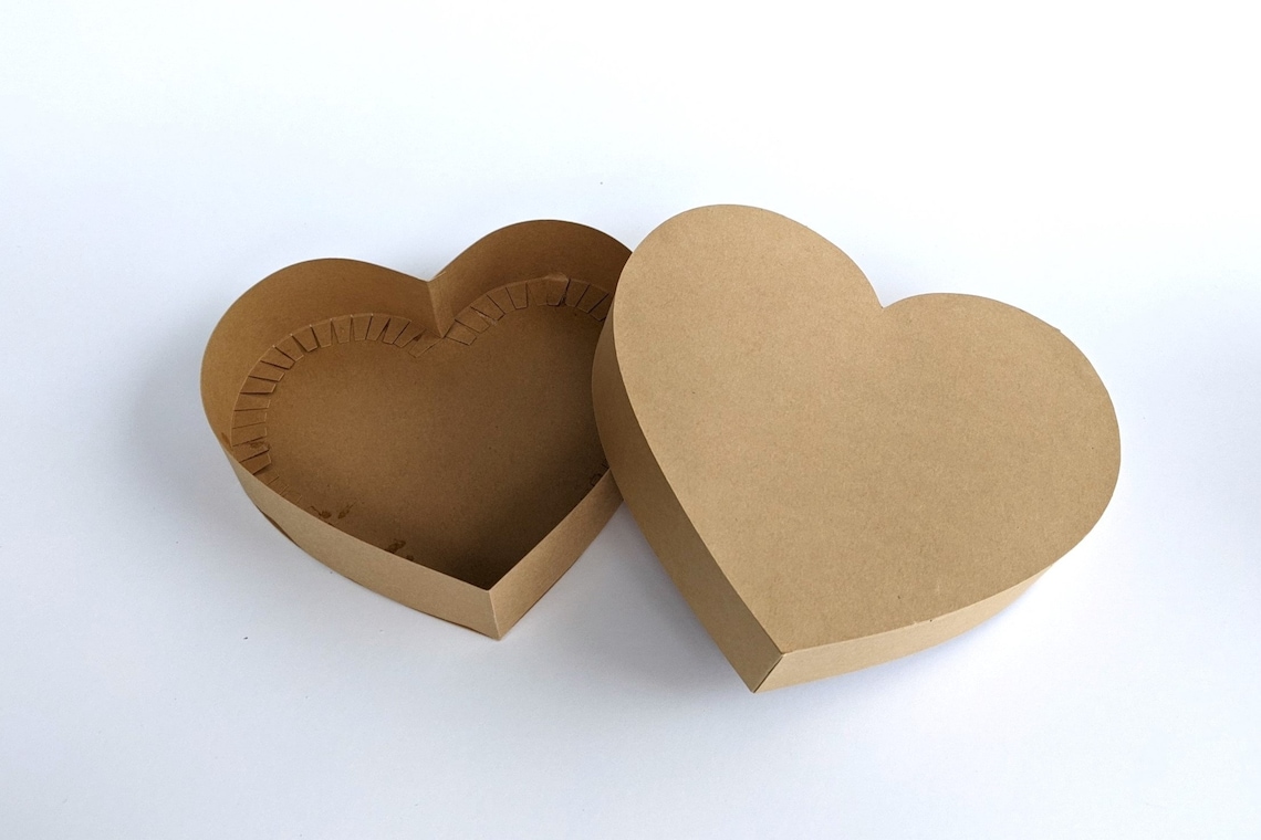 Heart Box Printable DIY Template for Gifts Kids Parties - Etsy