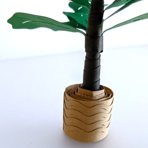 Mini Fiddle Leaf Fig Tree Template | Rolled Papercraft House Plant for ...