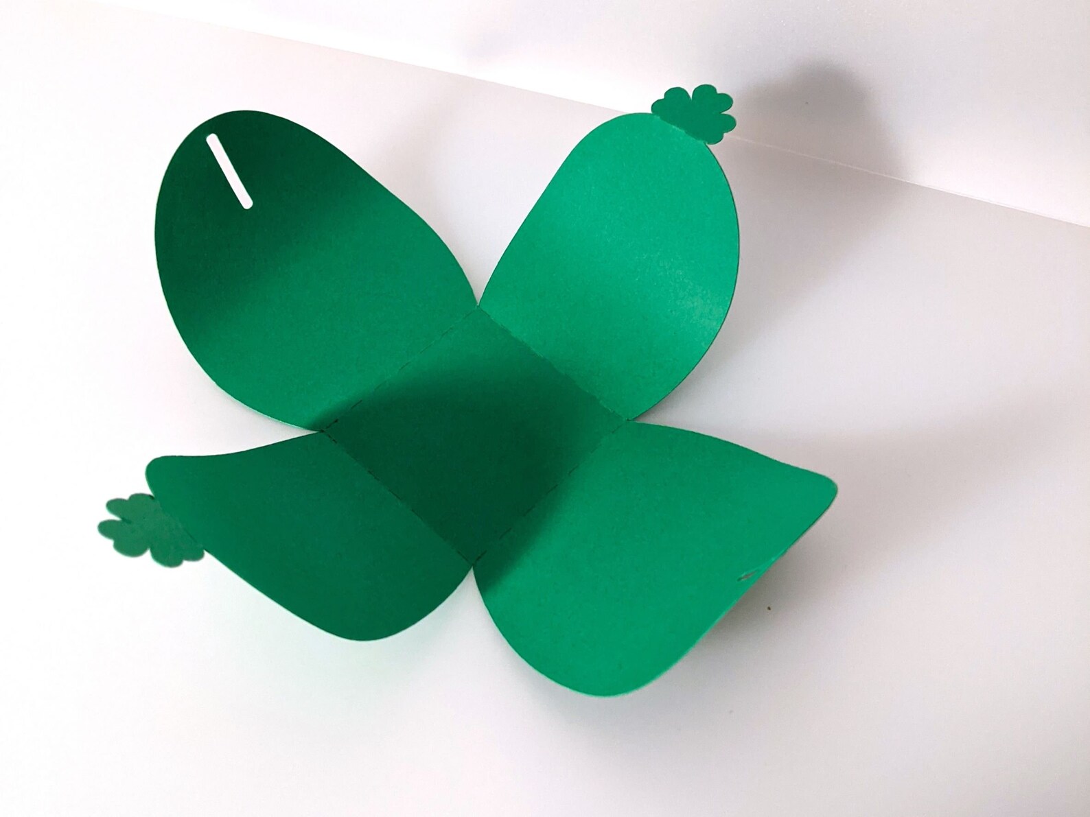 Shamrock Clover Treat Box Printable Template or Cut File | Etsy