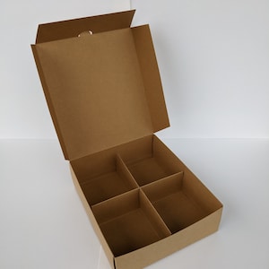 Bakery Gift Box With Divider Printable Template DIY | Homemade Candy ...