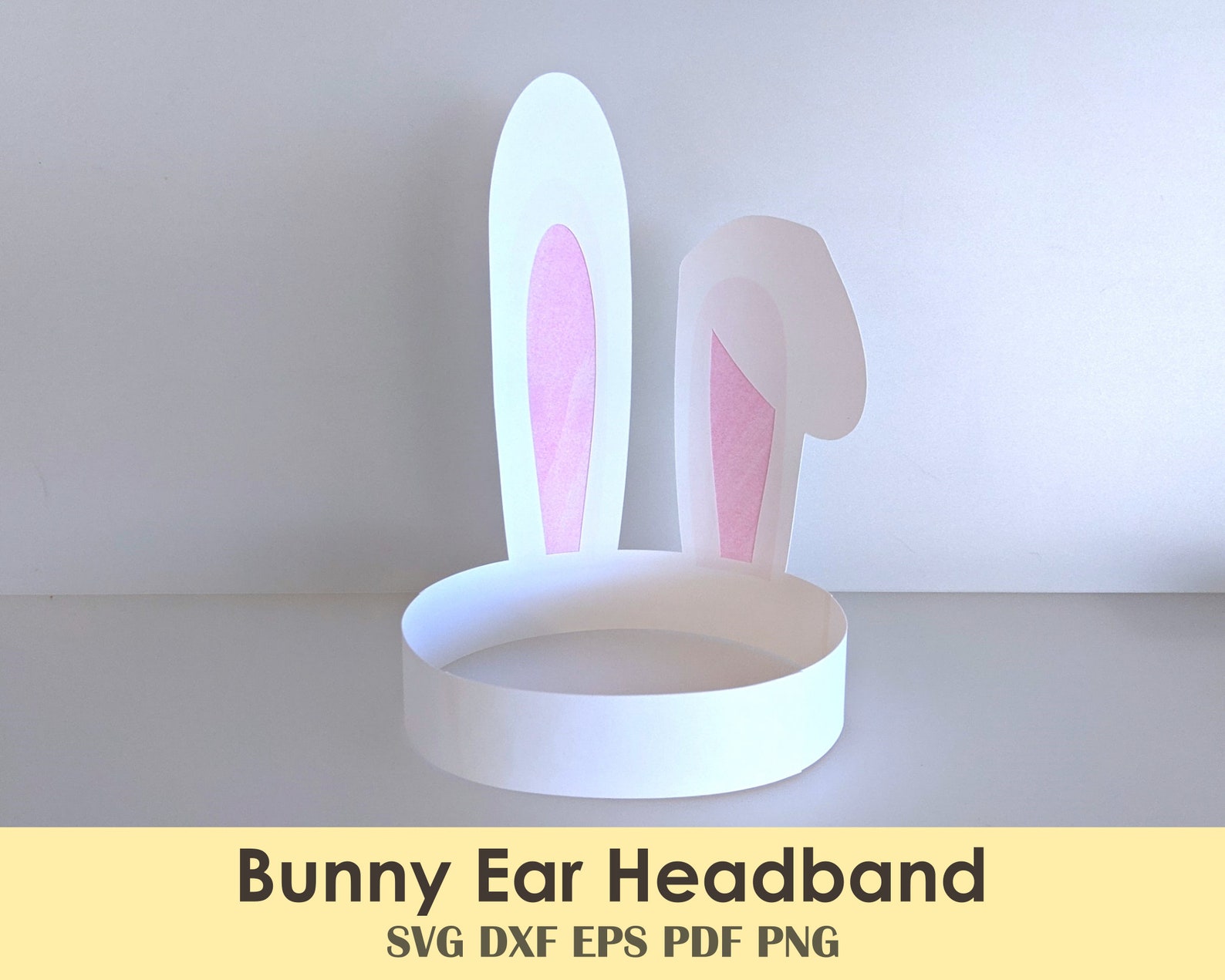 Bunny Ear Headband Printable DIY Template for Projects Kids | Etsy