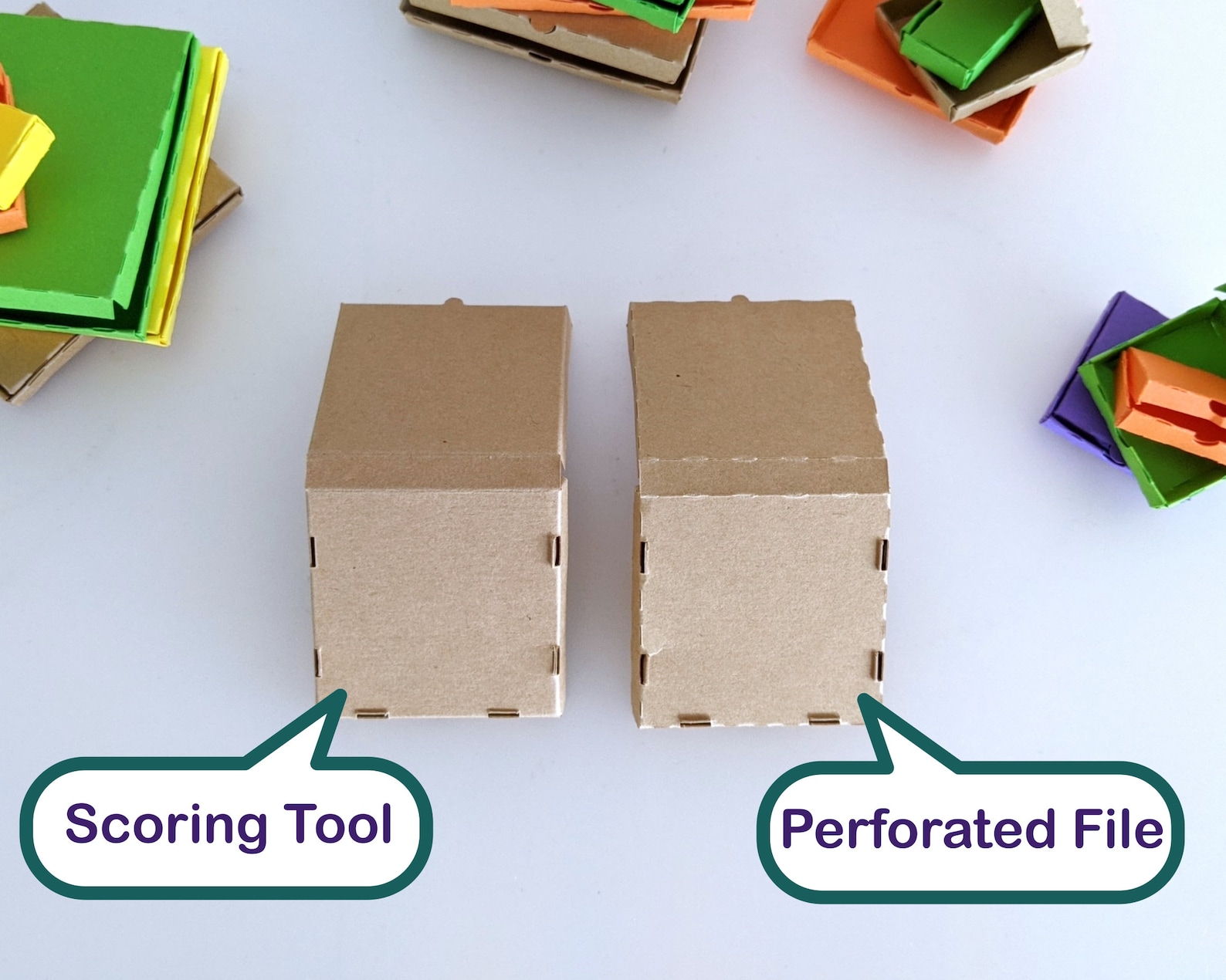 Mini Pizza Boxes Printable DIY 4 Sizes Scalable Food Boxes - Etsy