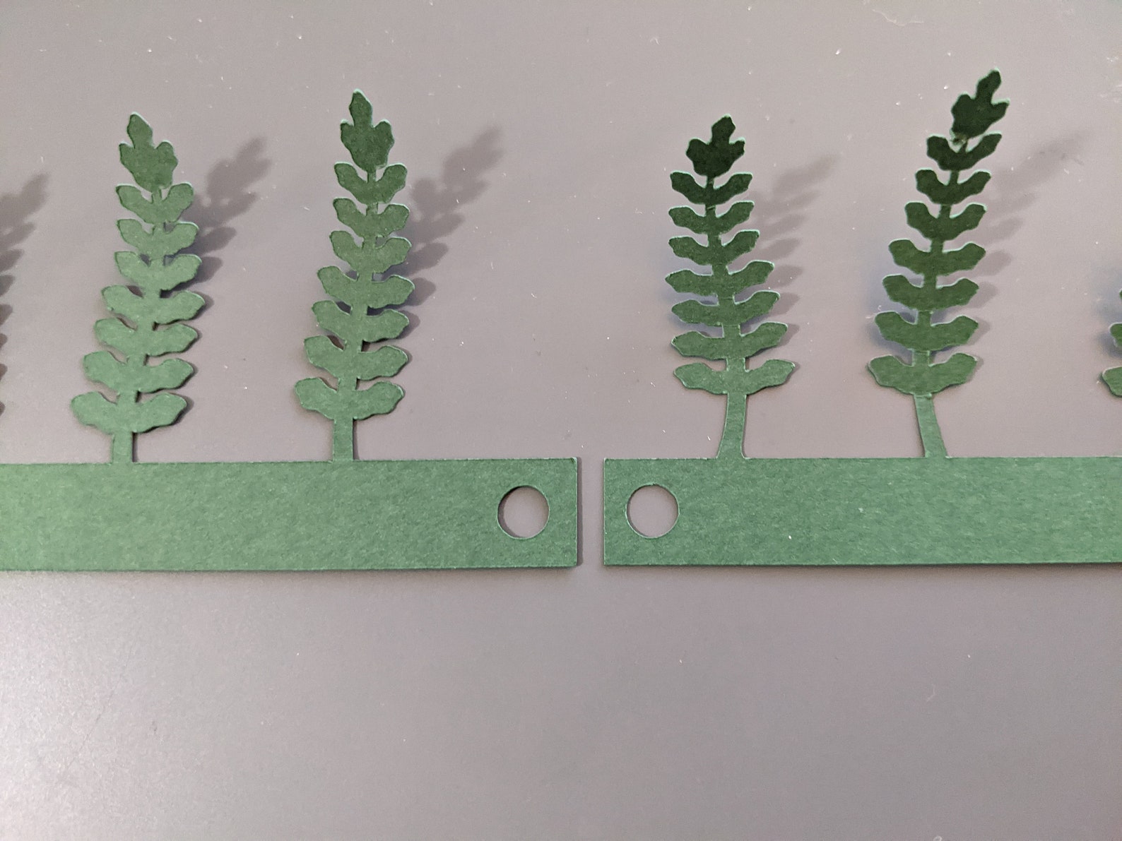 Rolled Fern Printable Template DIY Papercraft House Plant - Etsy