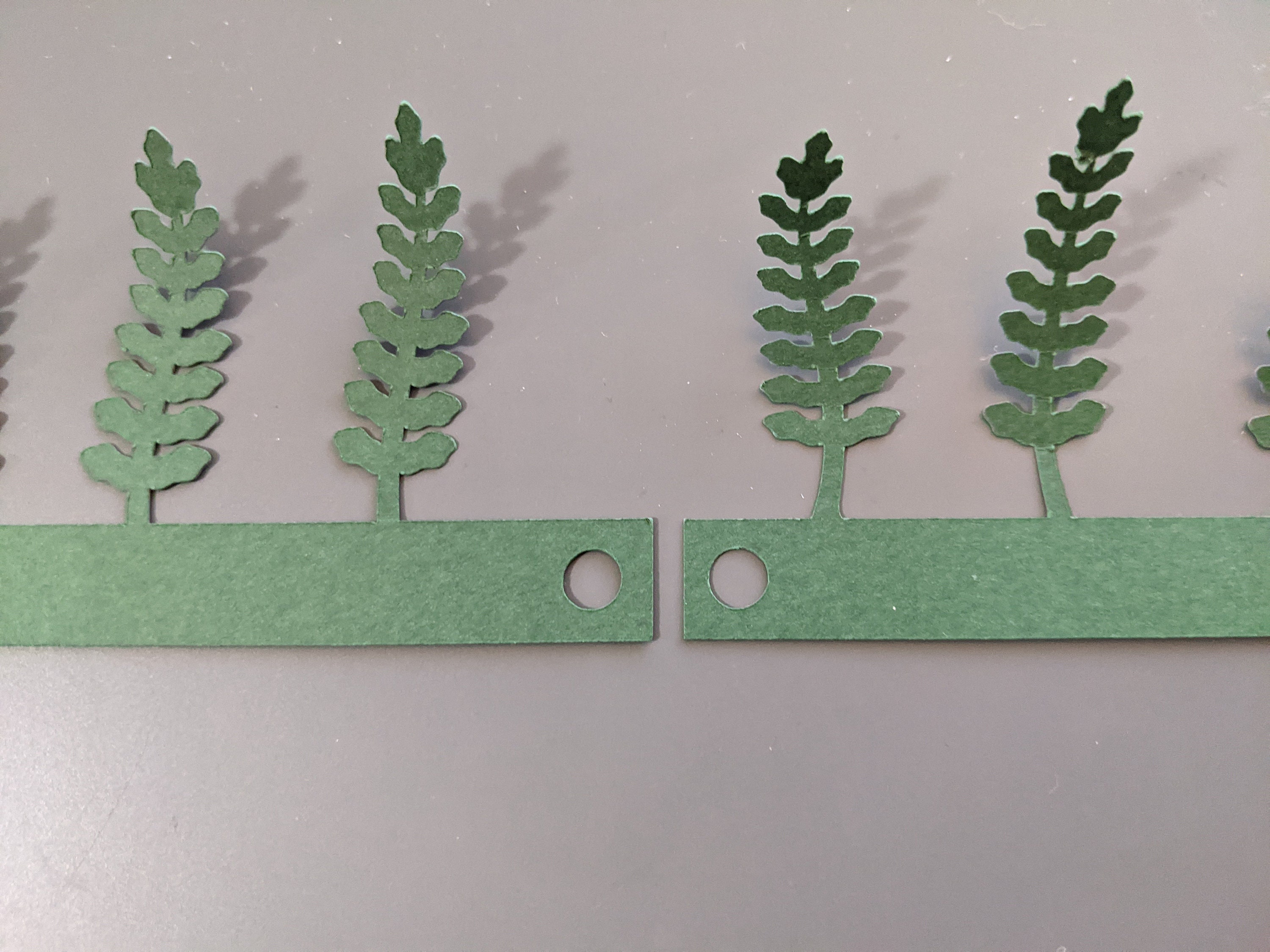 Rolled Fern Printable Template DIY | Papercraft House Plant for Cards ...
