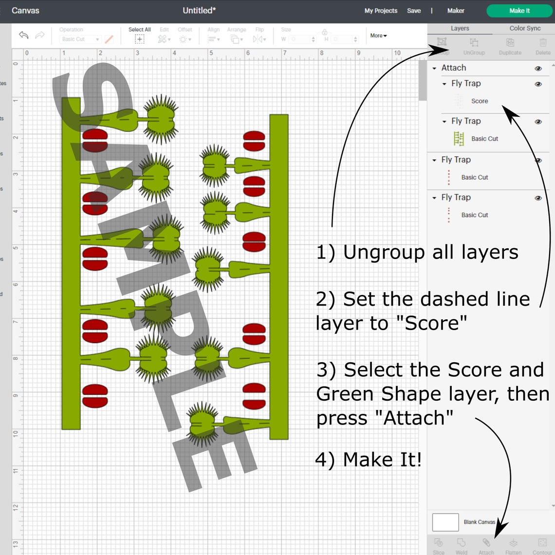 Venus Flytrap Papercraft Template | DIY Rolled Paper Plant (digital ...