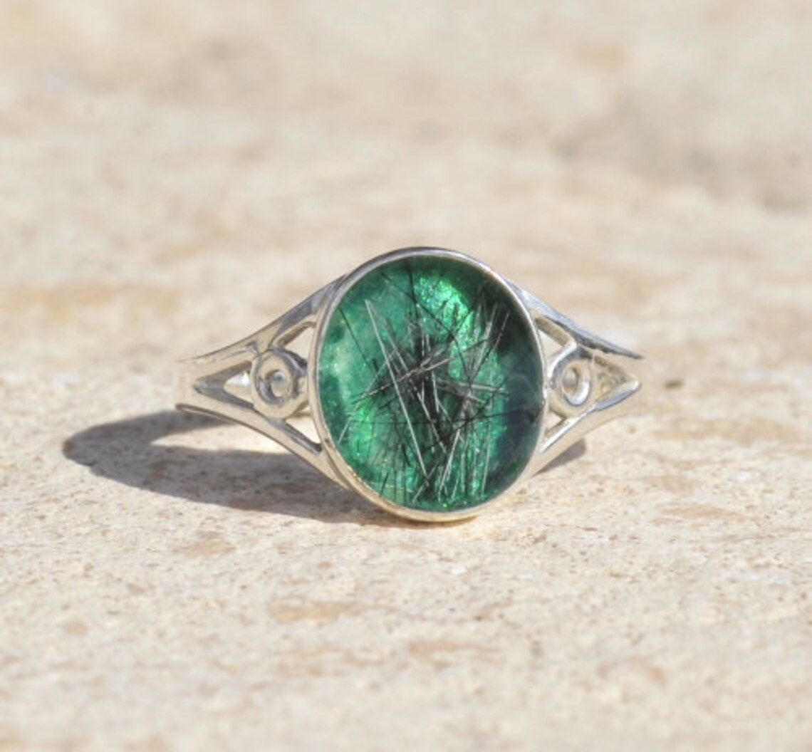 Custom Pet Fur Ringsterling Silver Pet Fur Ringpet Fur - Etsy