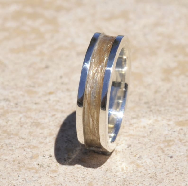 Custom Pet Fur Ring,sterling Silver Pet Fur Ring,gold Pet Fur Ring,cat ...