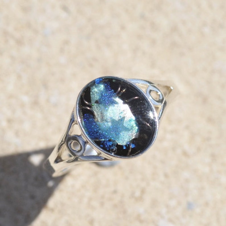 Custom Pet Fur Ringsterling Silver Pet Fur Ringpet Fur - Etsy