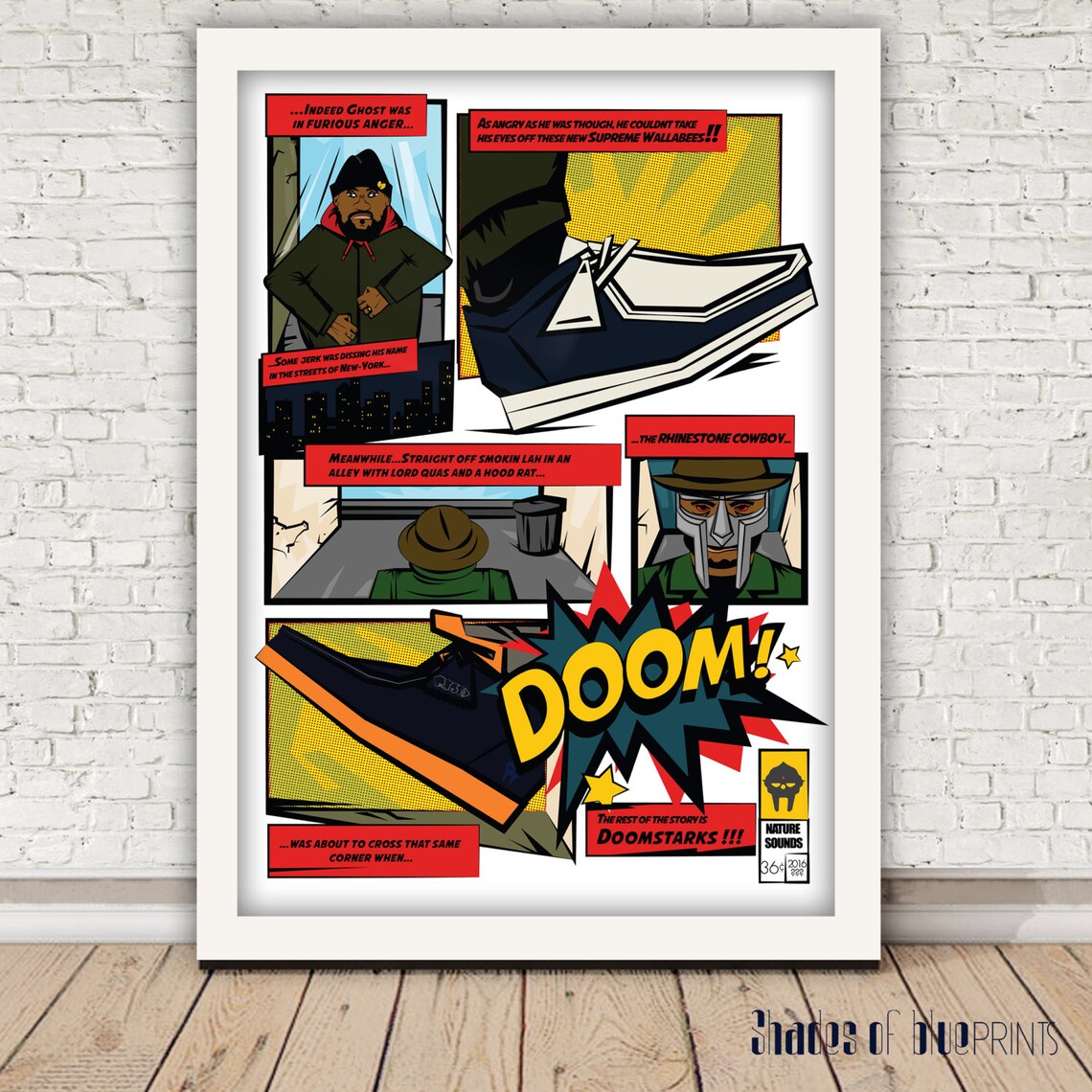 MF Doom & Ghostface Killah Are DOOMSTARKS Giclée Print 2016 - Etsy