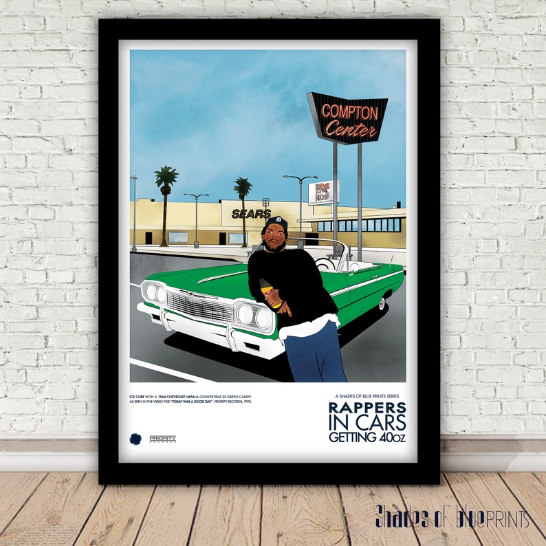 Ice Cube W/ Chevrolet 1964 Impala Convertible Today Was a - Etsy Denmark
