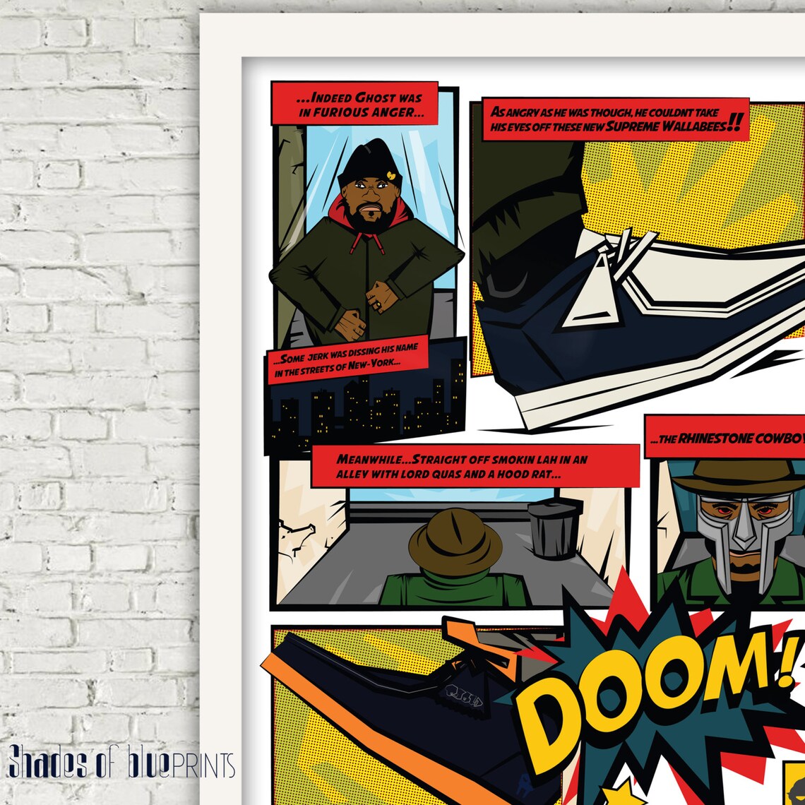 MF Doom & Ghostface Killah Are DOOMSTARKS Giclée Print 2016 - Etsy