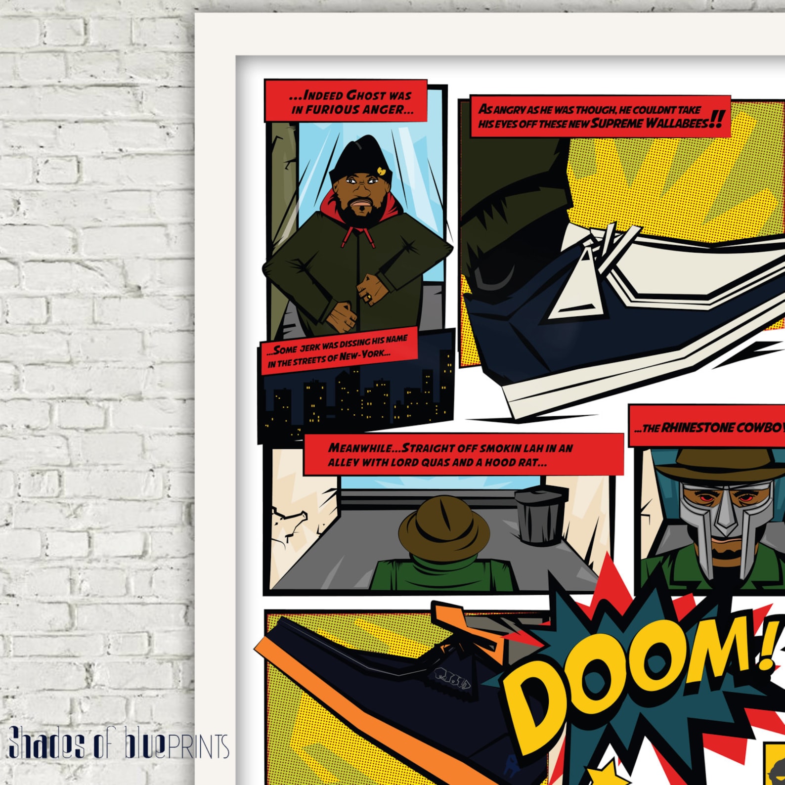 MF Doom & Ghostface Killah Are DOOMSTARKS Giclée Print 2016 - Etsy