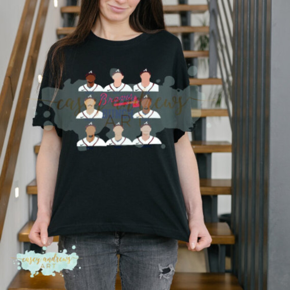 Atlanta All Stars (braves Bunch) (acuna) (basball) (98 Braves) (atlanta ...