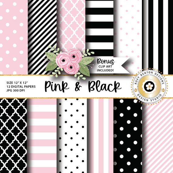 Paper Digital Paper Stripes Digital Paper Scrapbook Paper Digital ...