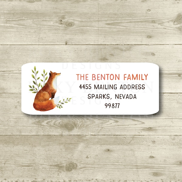 Watercolor Fox - Etsy