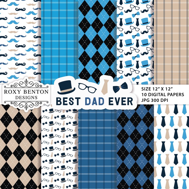 Mustache Papers - Etsy