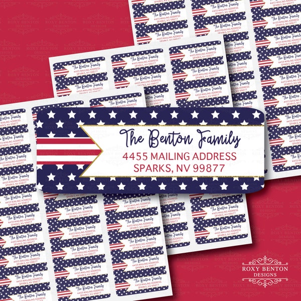 Striped Labels - Etsy