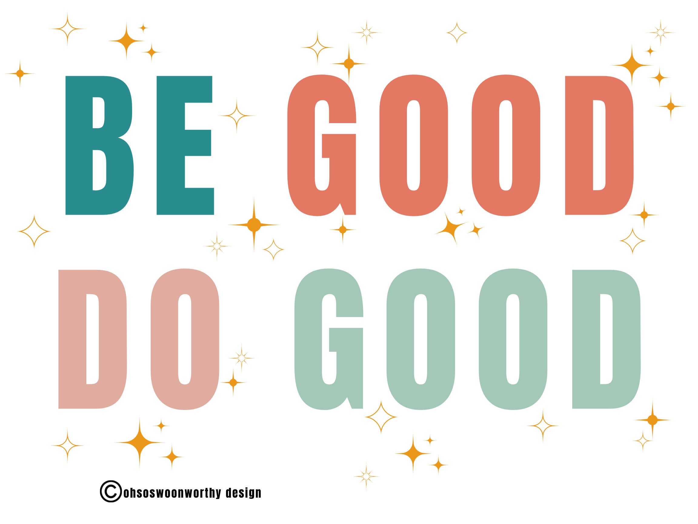 DIGITAL Inspirational Quote Png Be Good Do Good PNG Digital Download ...