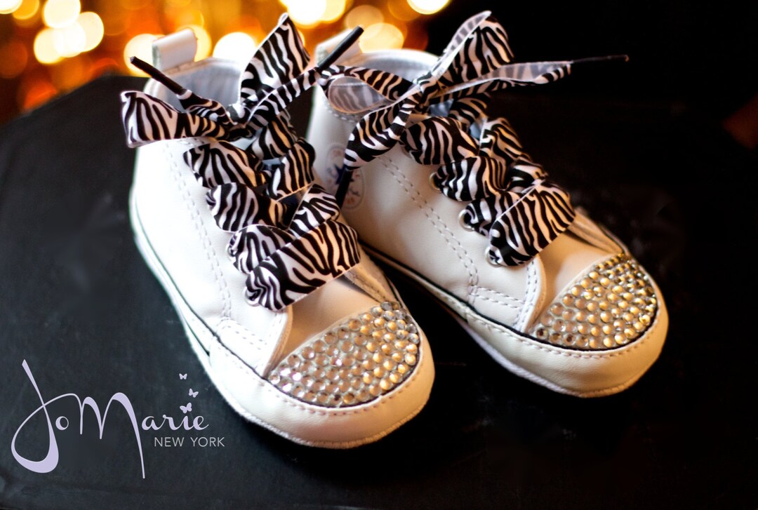 Converse Kids Chuck Taylor First Star Core Crib Adorned With Crystals ...