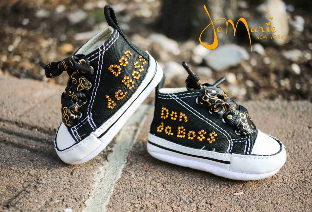 Personalized "name Plate" Converse Kids Chuck Taylor First Star Core ...