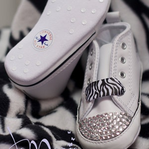Converse Kids Chuck Taylor First Star Core Crib Adorned With Crystals ...