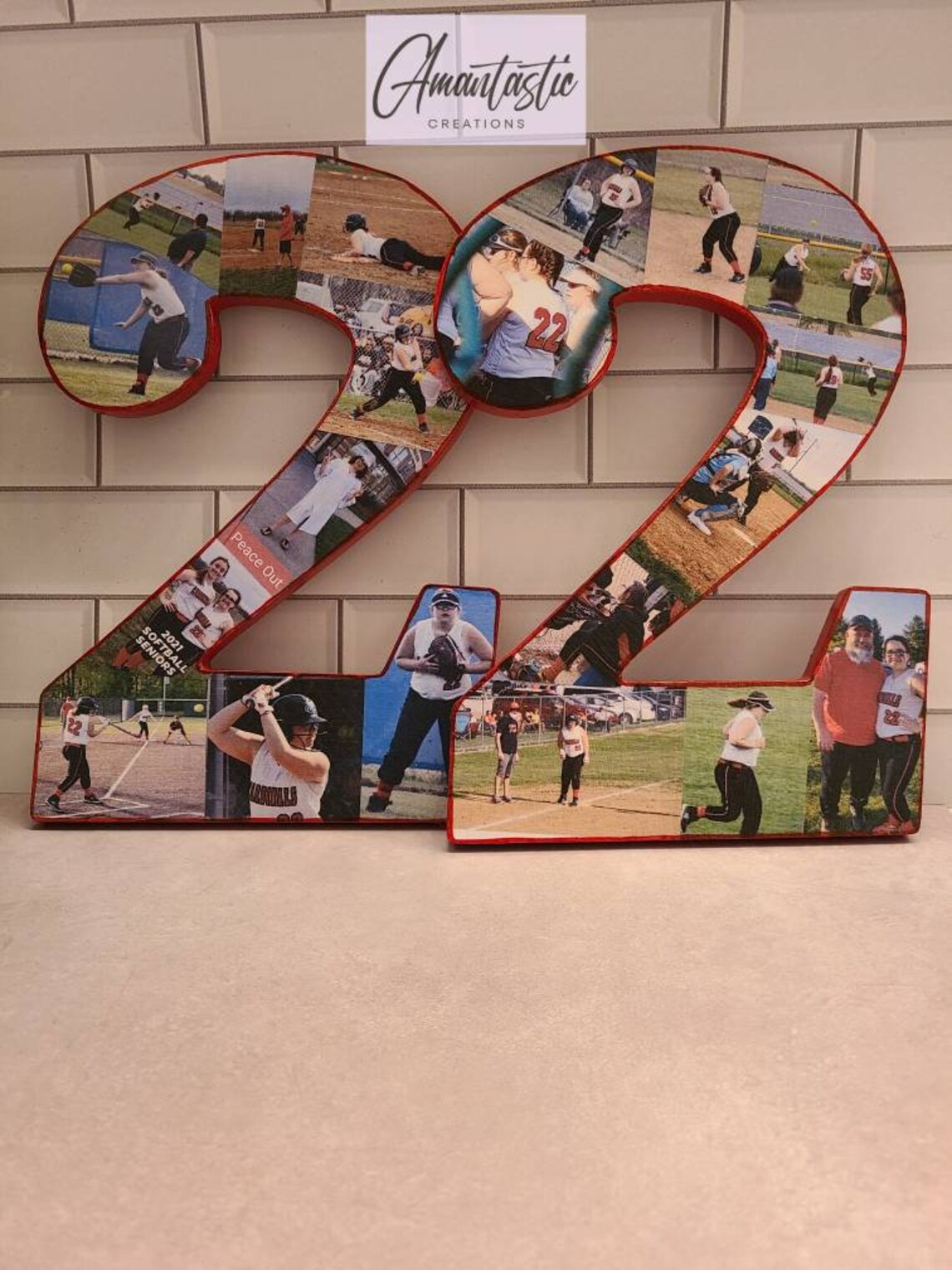 Custom Photo Collage Numbers Personalized Photo Collage | Etsy