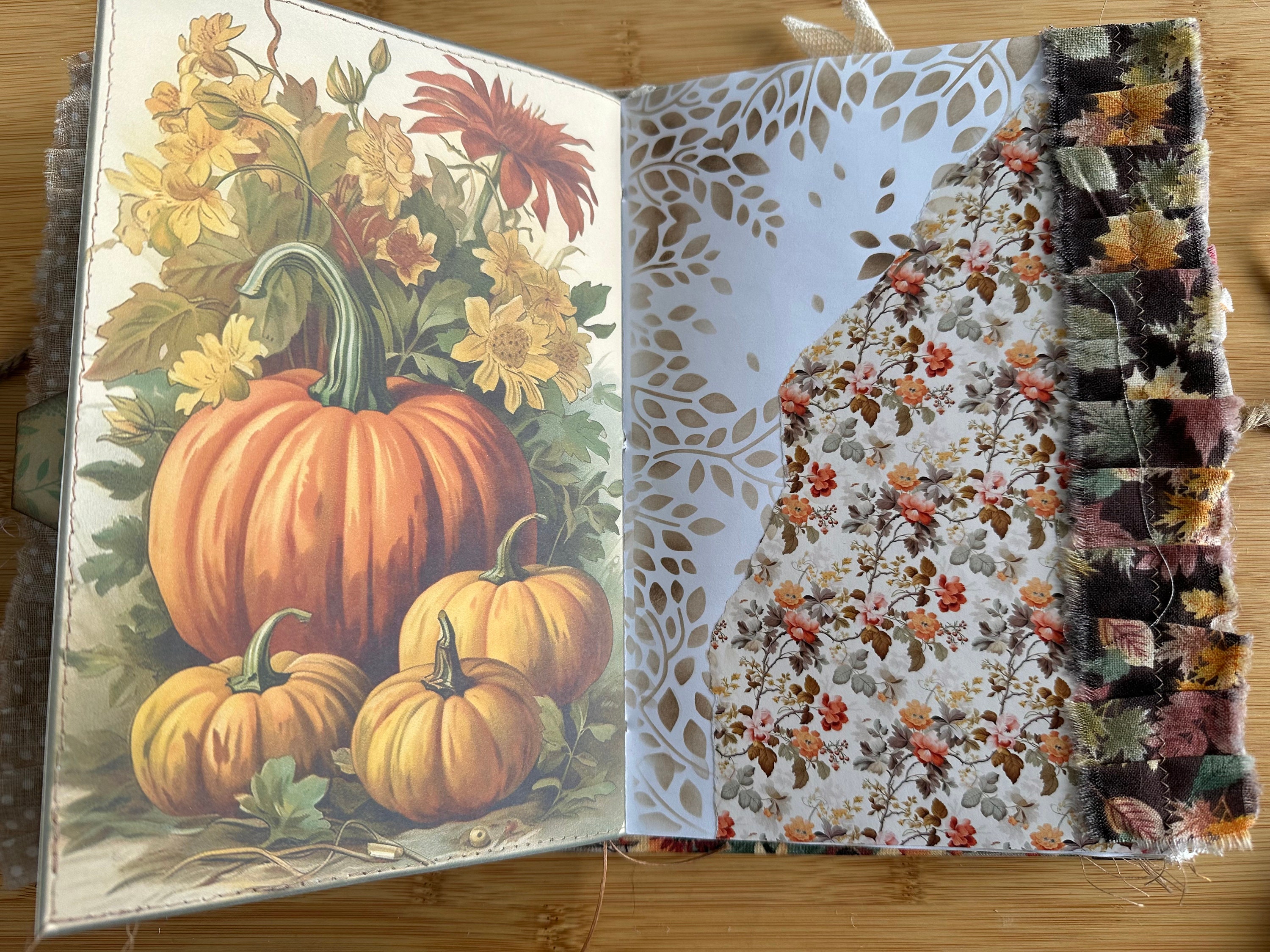 Beautiful Handmade Autumn Junk Journal/scrapbook/photo Album/memory ...