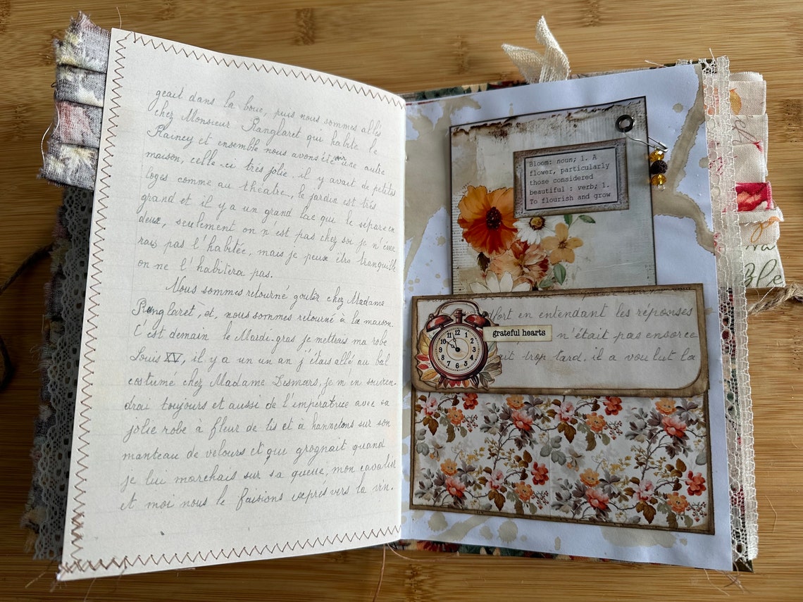 Beautiful Handmade Autumn Junk Journal/scrapbook/photo Album/memory ...