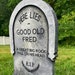 Good Old Fred Halloween Tombstone - Etsy