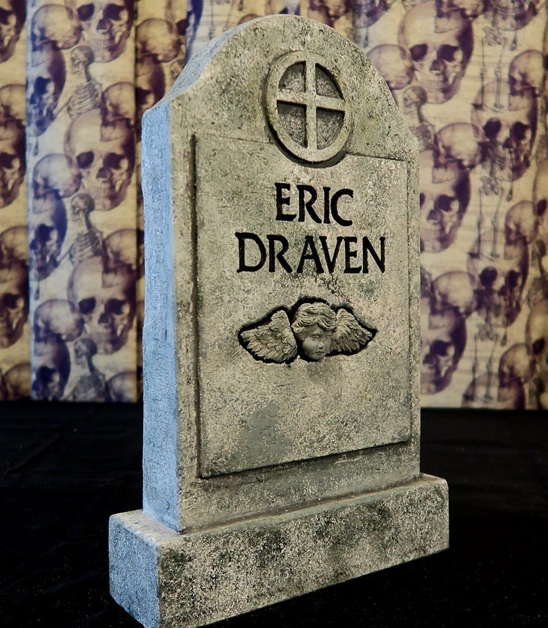 The Crow Eric Draven Mini Tombstone Gravestone Judith Myers | Etsy